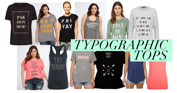 Katy Potaty: Wardrobe favourites - Typographic tops