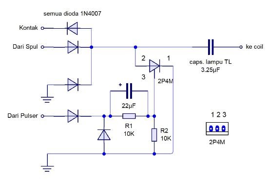 Just Another Blog 4 Shared: Simple CDI Circuit with SCR 2P4M