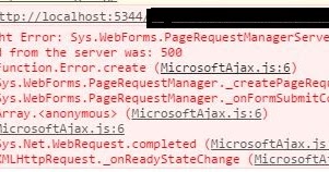 ¿Tienes 1min?: Grid & Update panel y un error raro