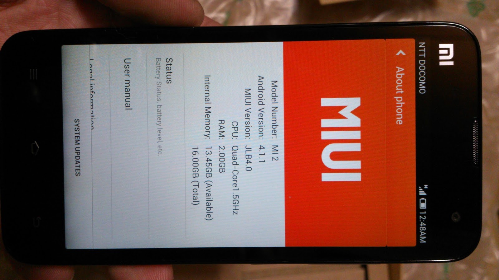 Xiaomi Mi2（小米手机 Mi2）を買った → 現時点のまとめ