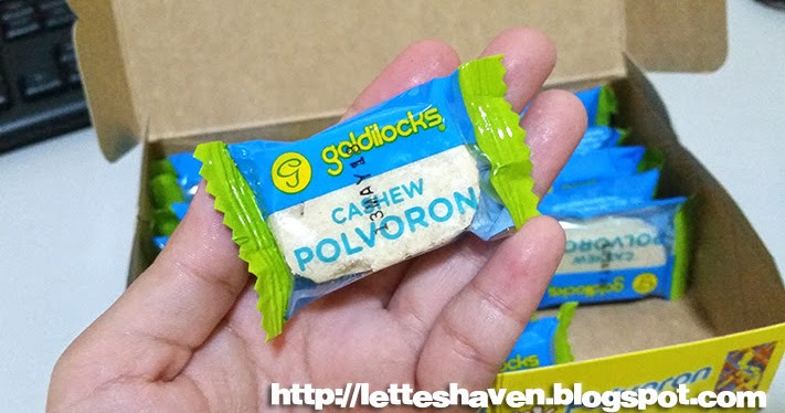 Lette's Haven: Goldilocks Cashew Polvoron