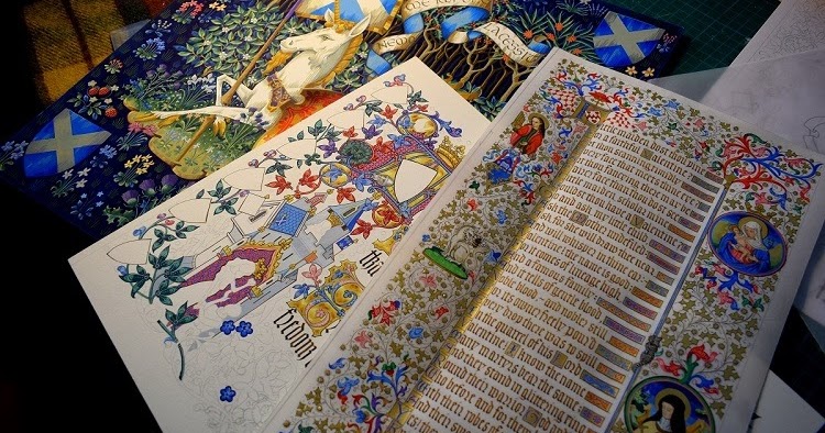 Andrew Stewart Jamieson: Artist and Illuminator ~ Liturgical Arts Journal