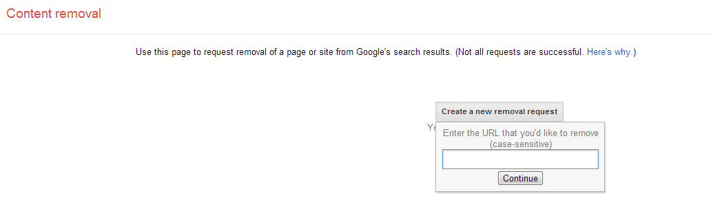 How to Remove Url's from Google Index with Google Url Removal Tool ...