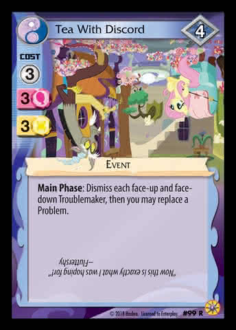 MLP Tea With Discord CCG Cards | MLP Merch