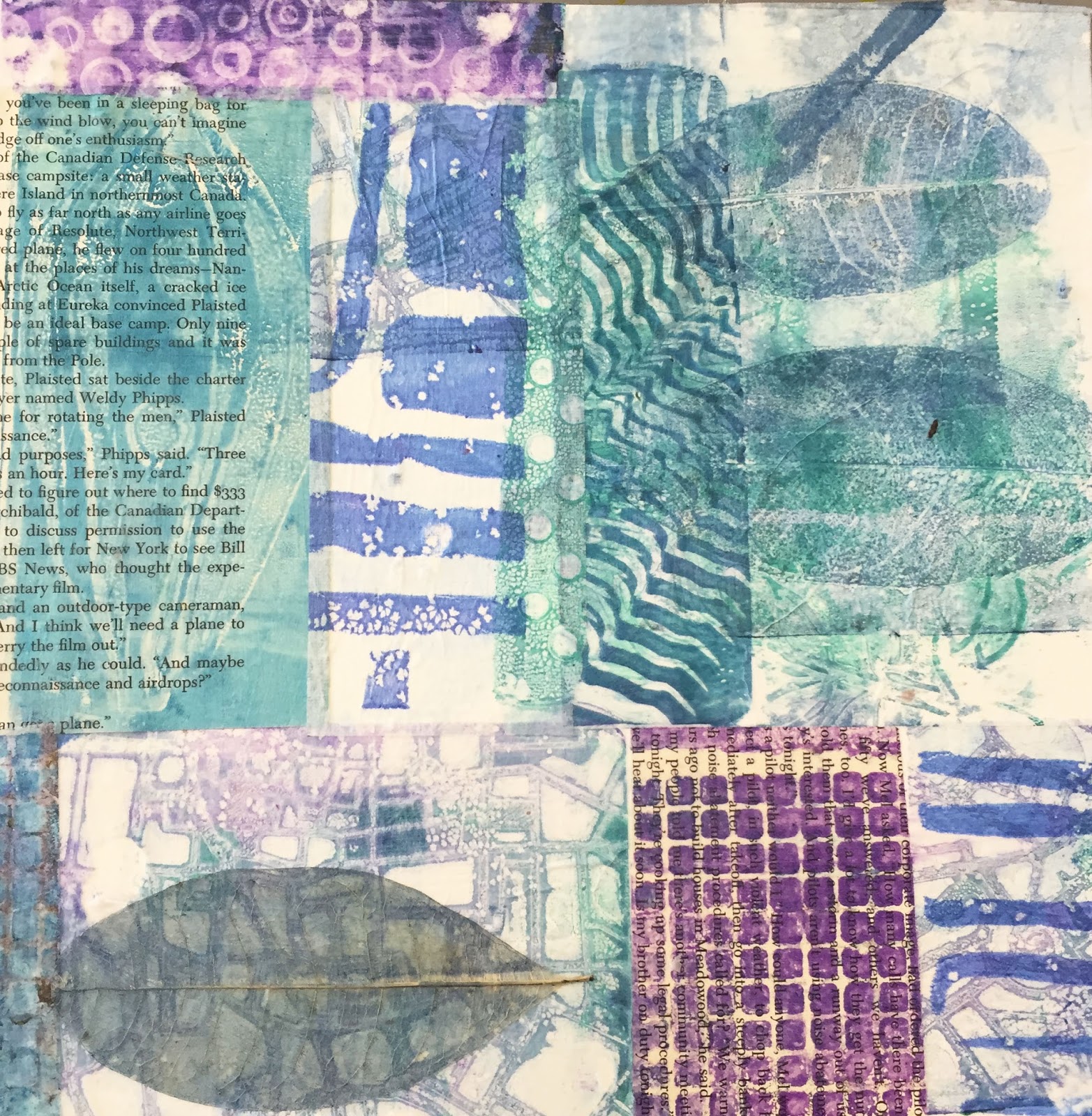 JaneVille: Abstract Collage ~ some gorgeous student work from a recent ...