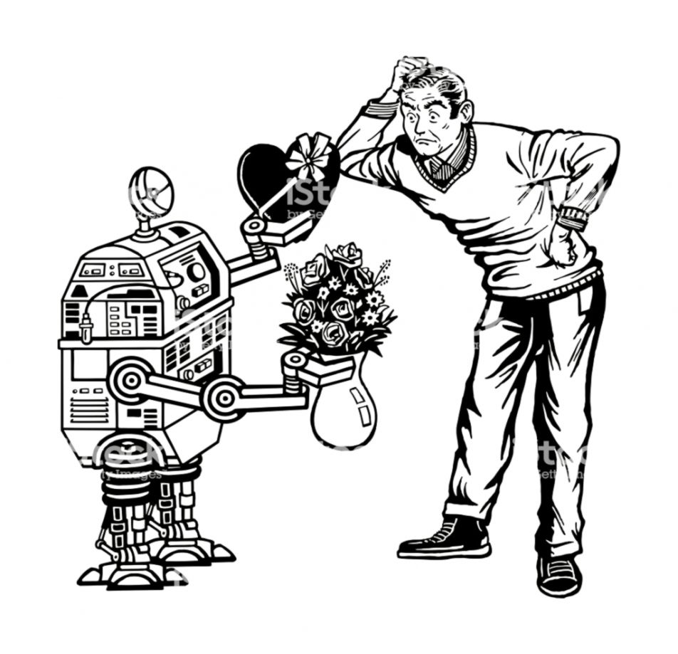 Robot Man Drawing Art Hd Wallpaper | Wallpapers Quality