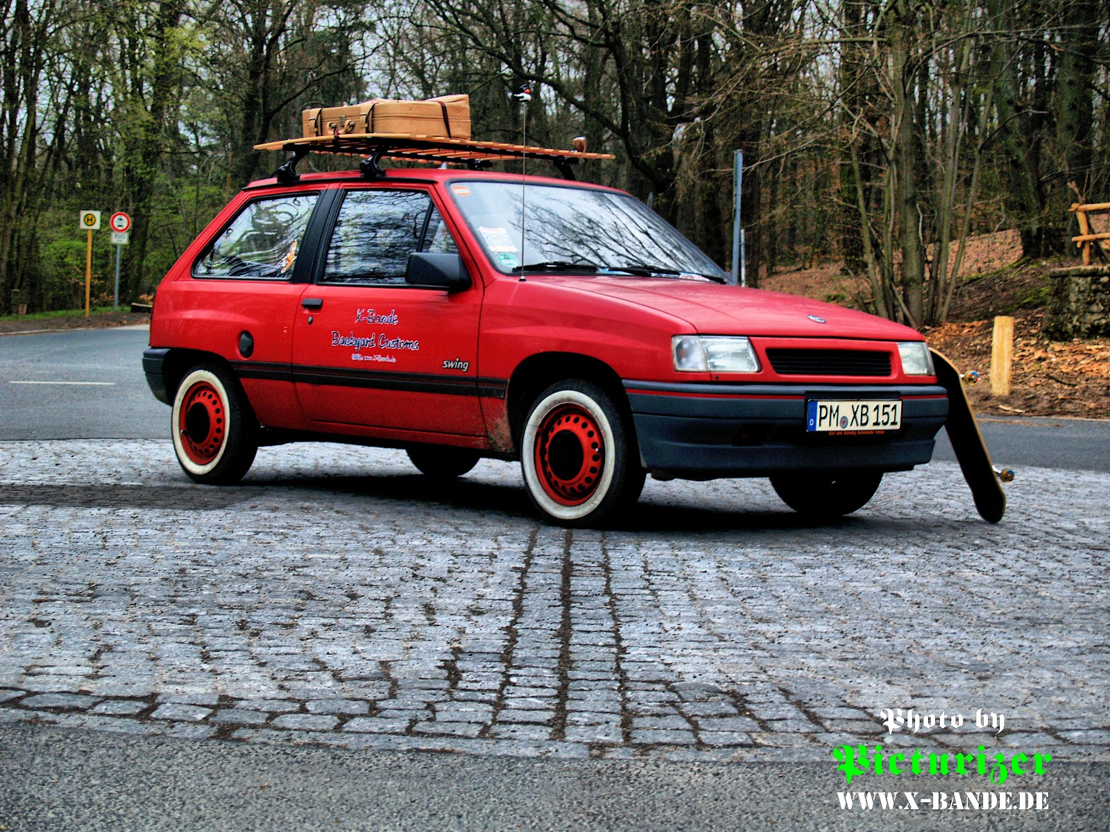 X-Bande: Rum-ge-Opel-t