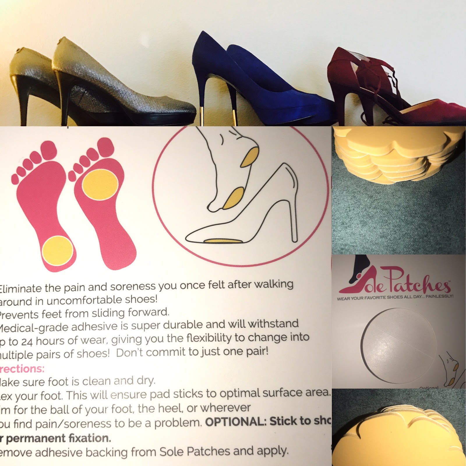 Sole Patches: Wear your shoes all day...painlessly!