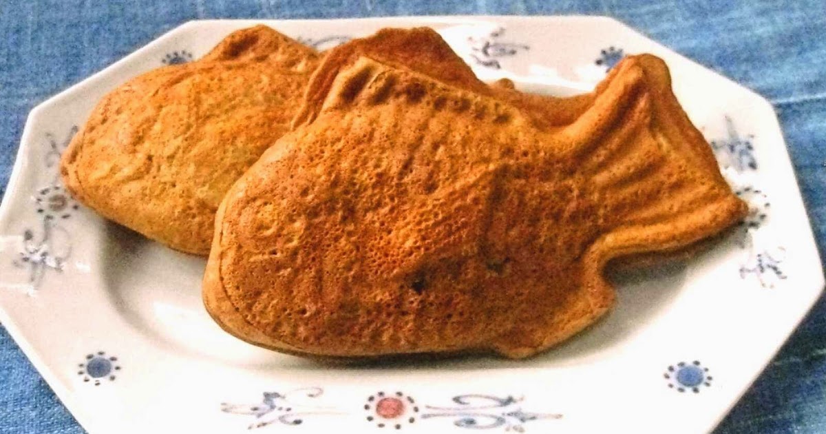 Recipes for Tom: Taiyaki / fish-shaped cakes with sweet azuki bean paste
