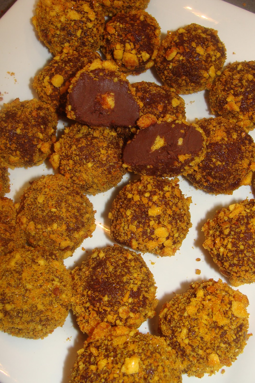 Lili popotte: Truffes à la tire éponge et tire éponge enrobée de chocolat