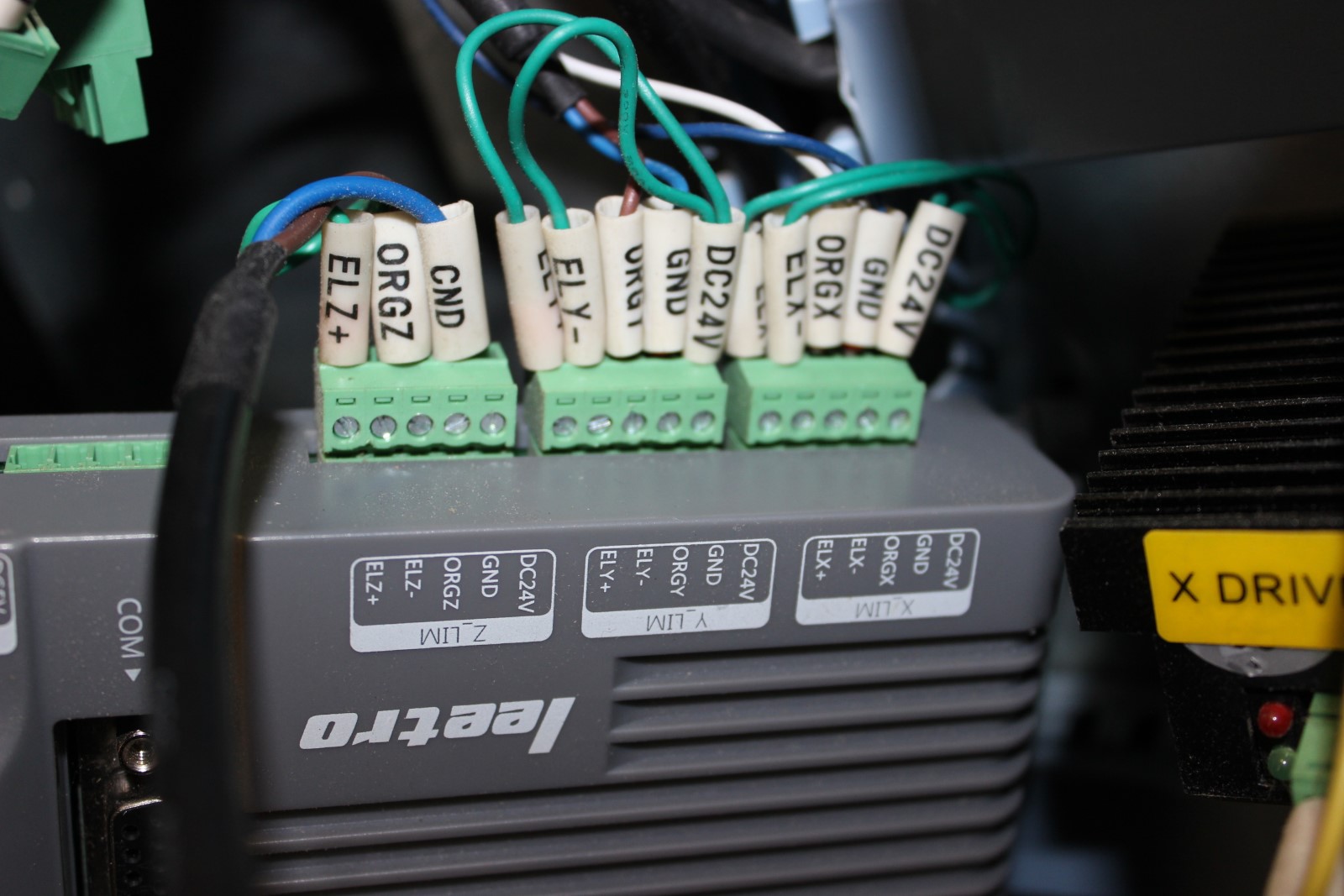 Wiring the Ruida Controller