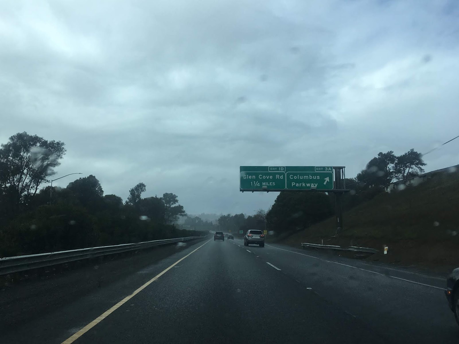 Interstate 780 and path of California State Route 141