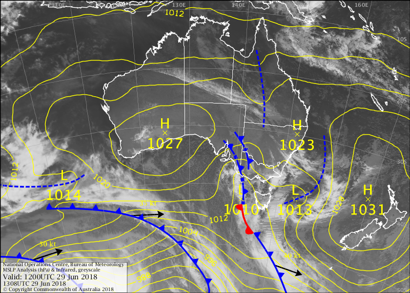 Weather information for Perth: Weather forecast for Perth effective as ...