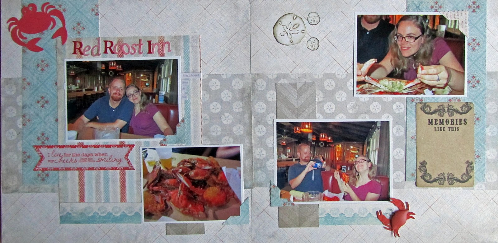 Scrappin' With Chriss and Lou: A Scrapbook Layout Using Authentique Paper