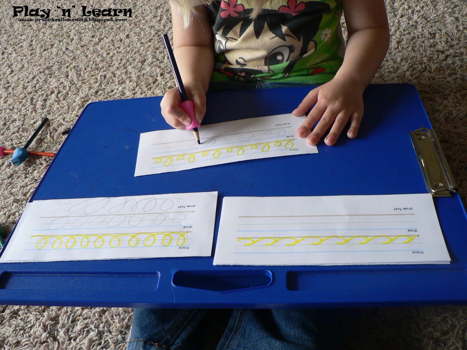 Play 'n' Learn: Rainbow Writing/PreWriting Cards
