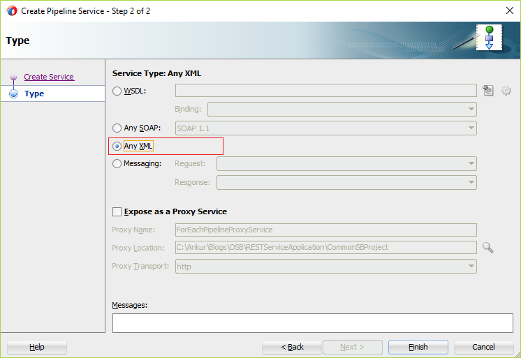 For each action in Oracle Service BUS 12c - TechSupper