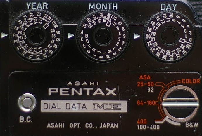 A Quirky Guy with a Camera: Glee with Gadgets Pentax ME Super Dial Data ...