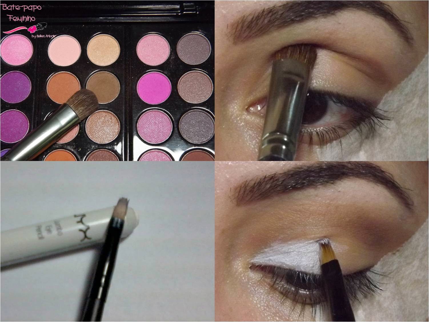 Bate Papo Feminino Tutorial Em Fotos Maquiagem Colorida Para Noite