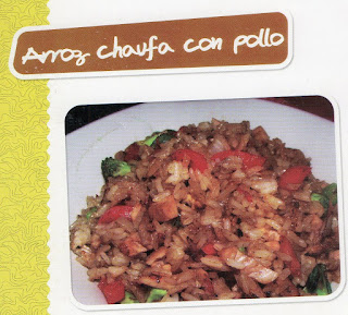 Recetas Comidas Peruanas: ARROZ CHAUFA CON POLLO