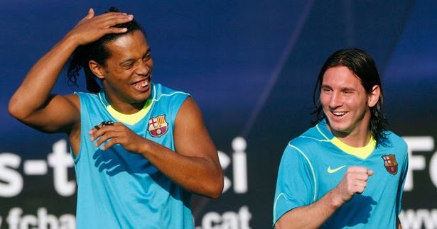 MAX SPORTS: RONALDINHO: LIONEL MESSI SENDS A MESSAGE TO RONALDINHO ...