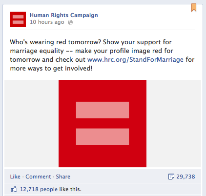The Big Social Picture: Equal signs for equal rights