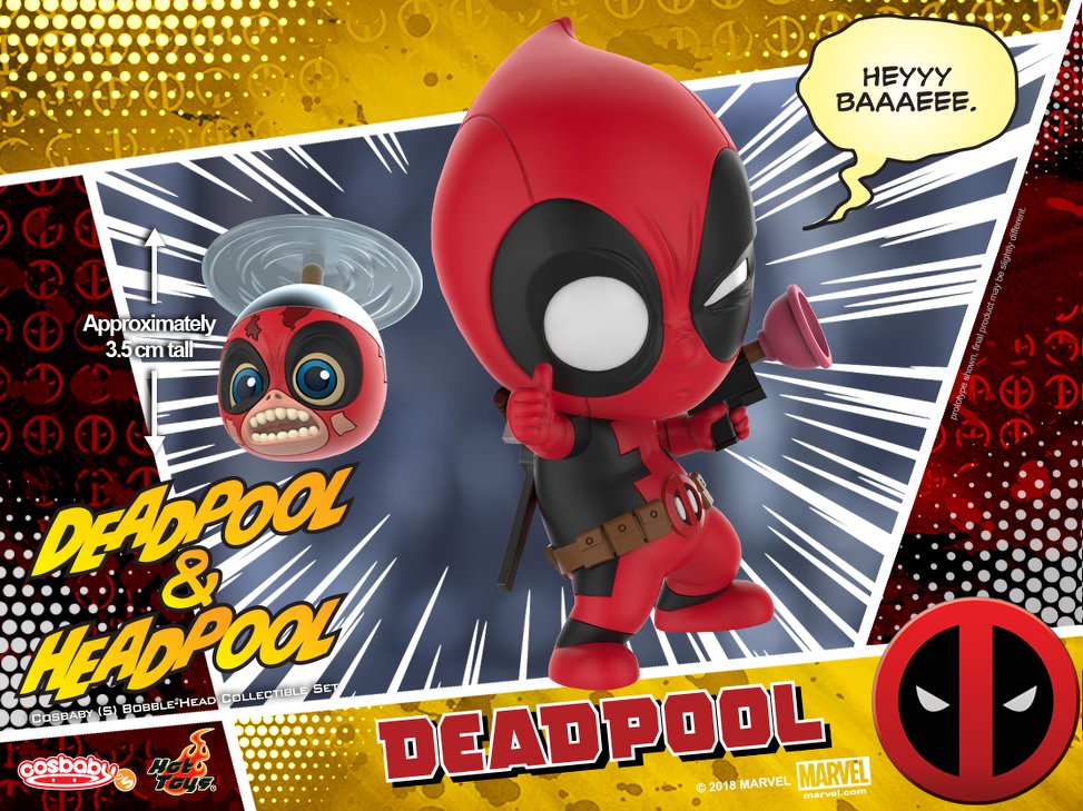 The Blot Says...: Deadpool Corps Cosbaby Mini Figures by Hot Toys x Marvel