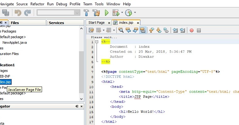Java Support For U: JSP Program to run a applet