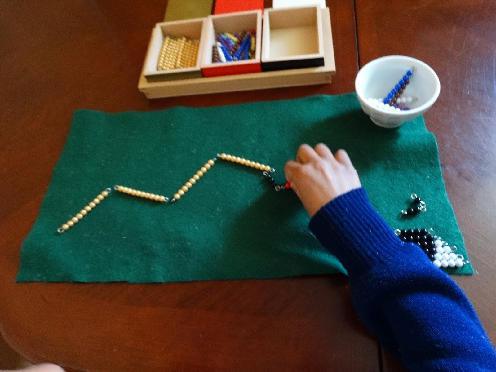 The Joys of Montessori Homeschooling: Addition Snake Game