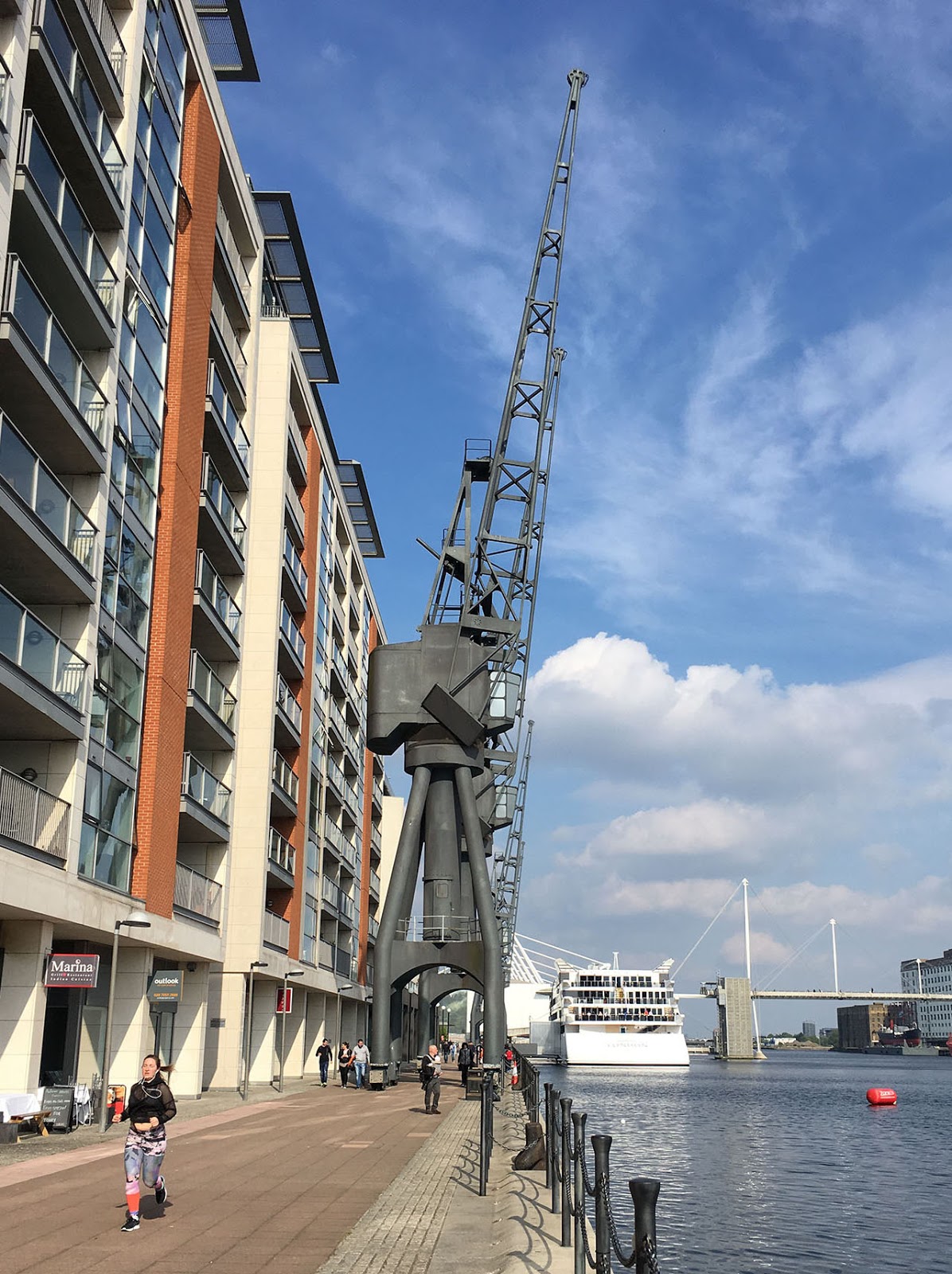 Running Routes: London Royal Victoria Docks Running Route