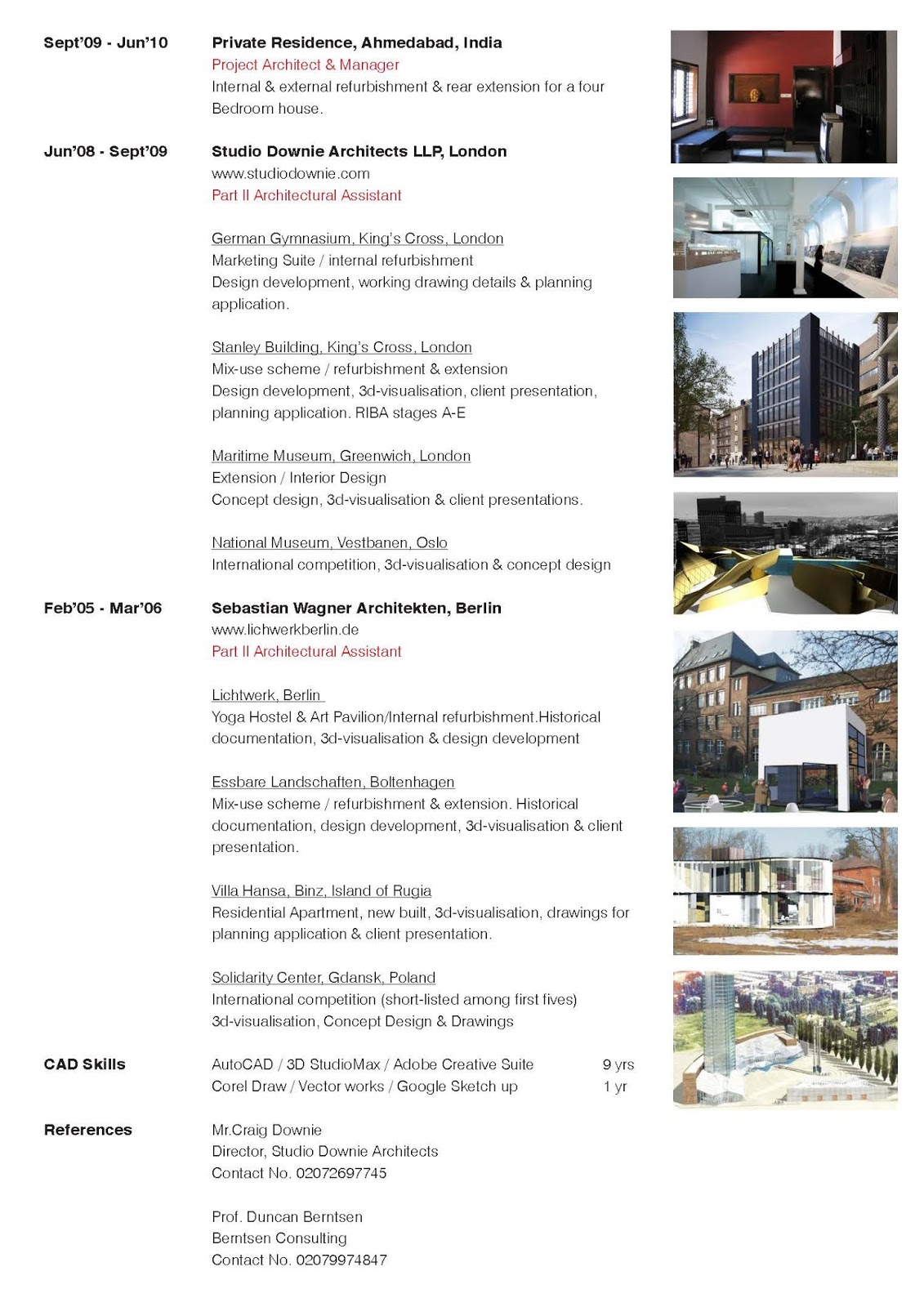 KS ARCHITECTURE & URBAN DESIGN: Curriculum Vitae