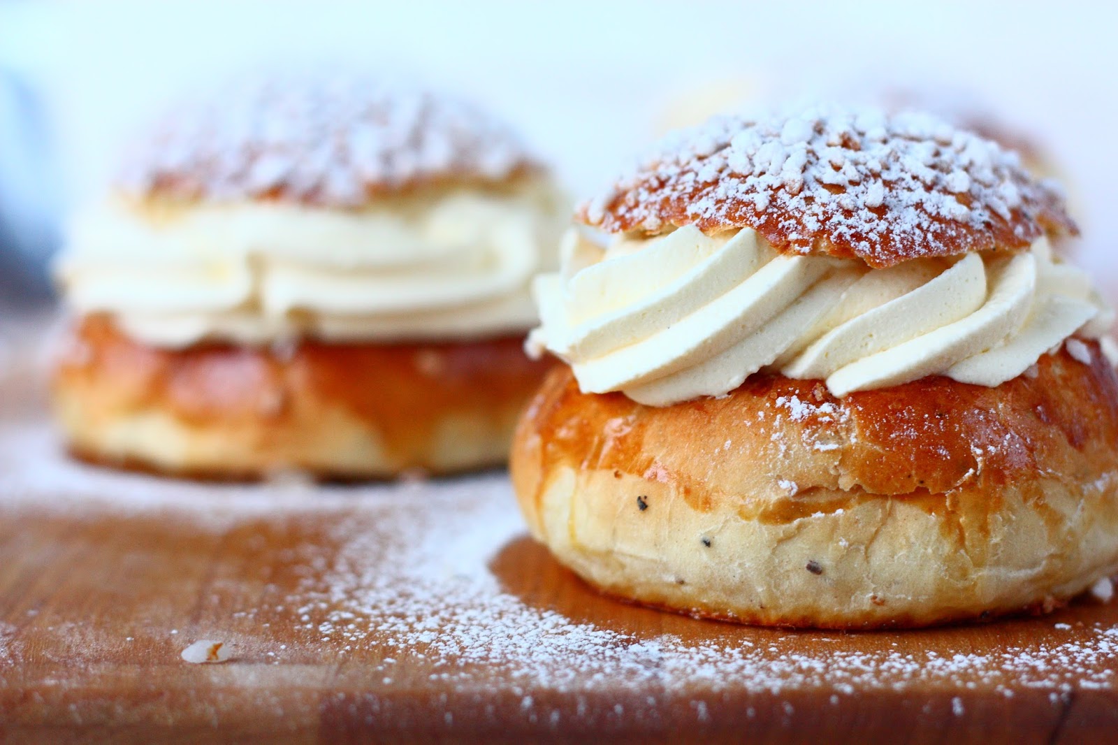 Suklaapossu: Pehmeät laskiaispullat