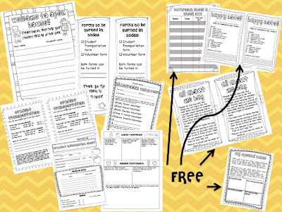 Wishful Teaching: Open House Forms + LOTS of Freebies!!
