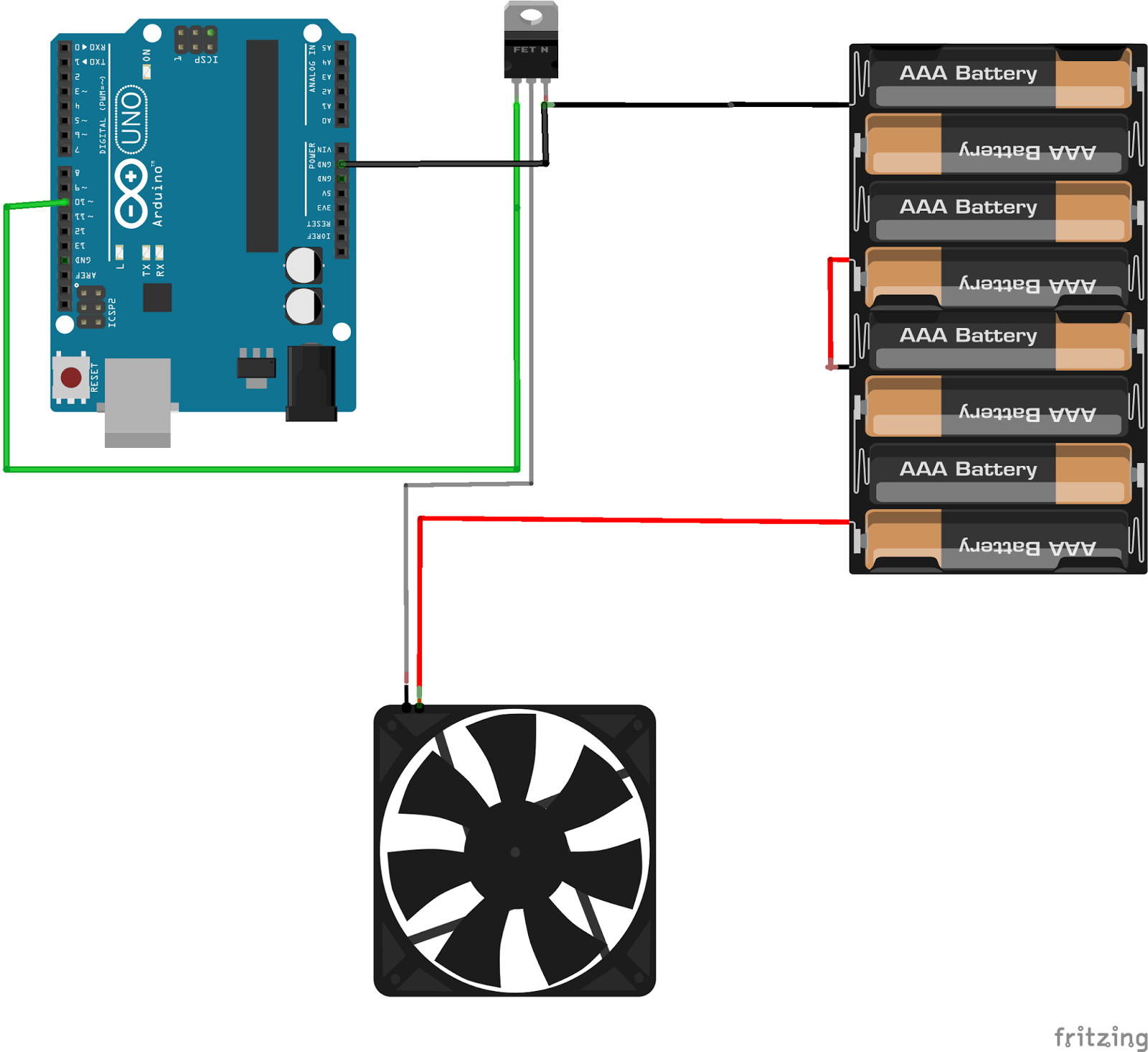 Arduino Esp8266 Raspberry Pi And Co Controlling The Fan Speed With