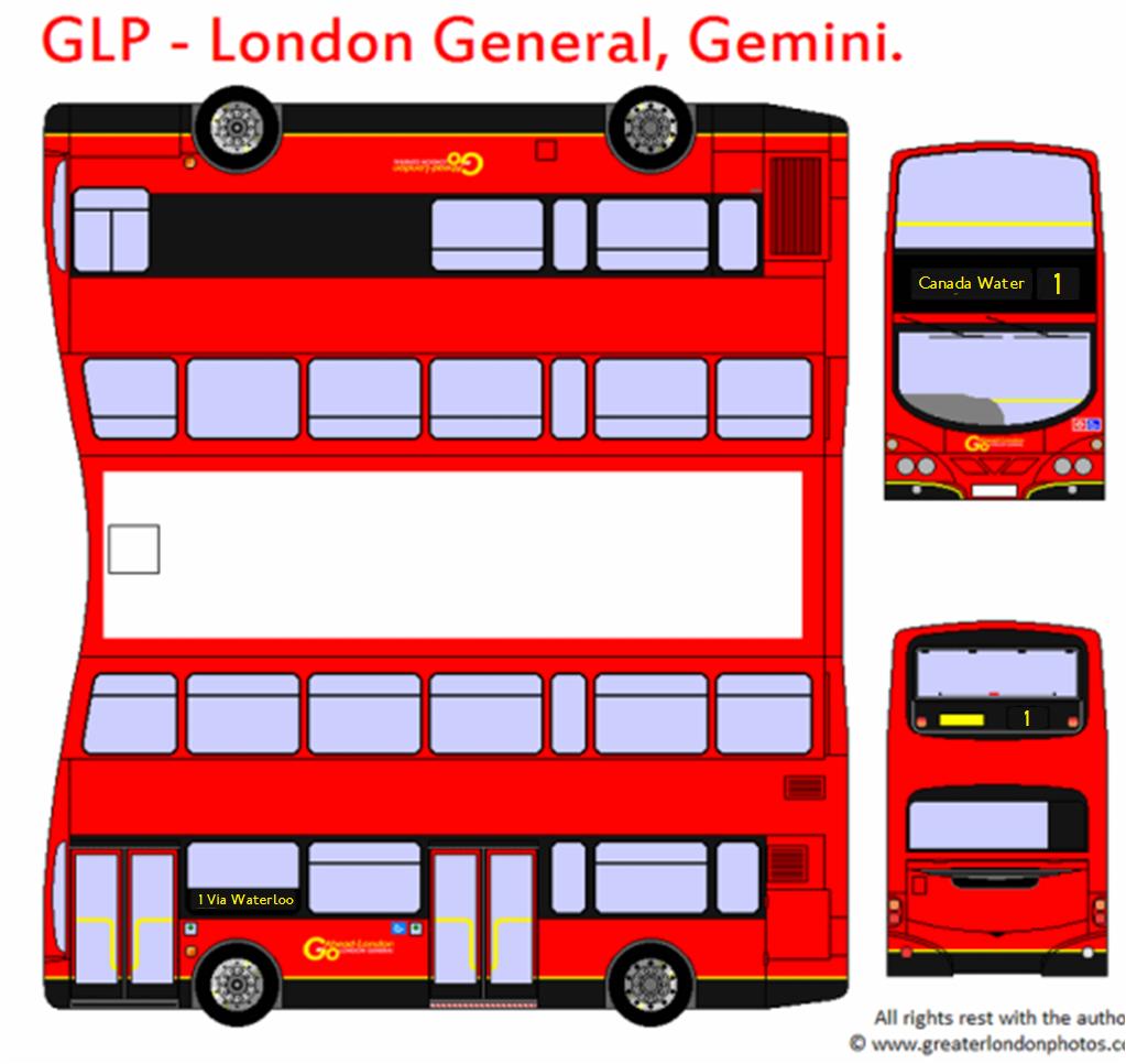 London Bus Blog: Route 1 Paper Nets