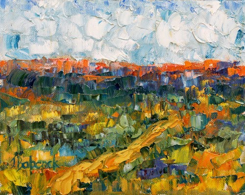 Contemporary Artists of Colorado: Abstract Landscape Painting "High ...