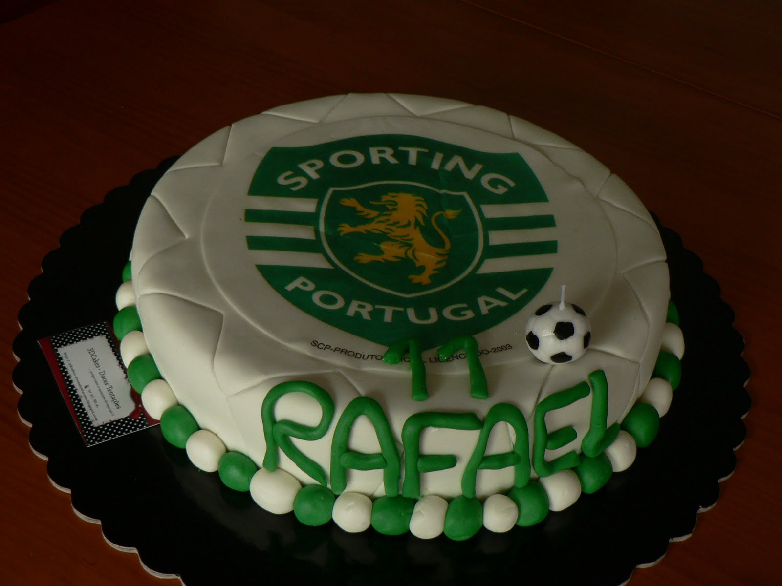 3DCakes - Doces Tentações: Bolo Sporting