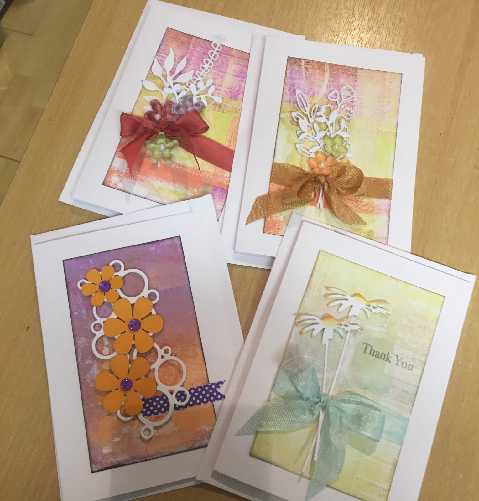 Birds In The Barn: Sharing My Gelli Plate Cards