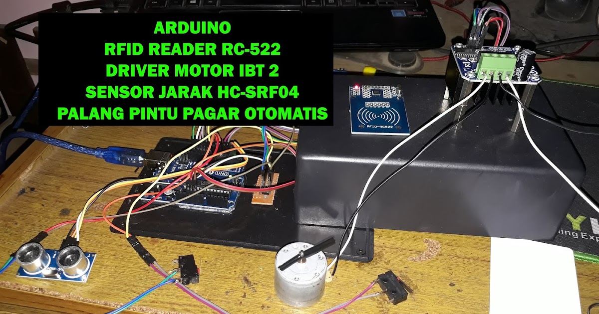 .: Membuat Alat Pagar Buka Tutup Otomatis Menggunakan Arduino Driver ...