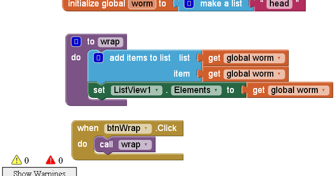 AI2 Inventor Forum News: What is a list