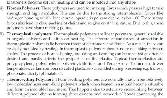 Vedupro: Classification of Polymers, Classifying Polymers ........