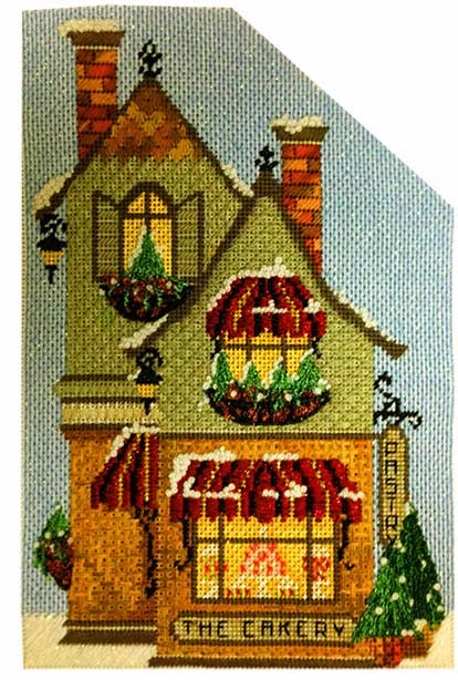 Kelly Clark Needlepoint Handbook: Winter Village Sneak Peek!
