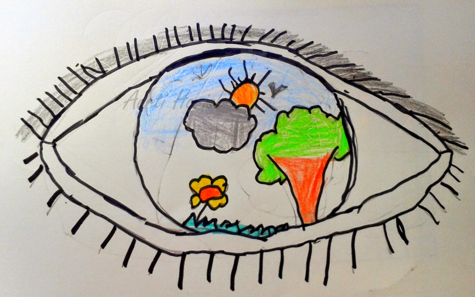 Budding Picassos..: Grade 2 - Perception Drawing.