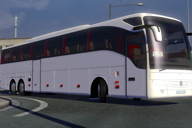 Euro Truck Simulator 2: Mercedes-Benz Tourismo Bus Mod | Makes you happy