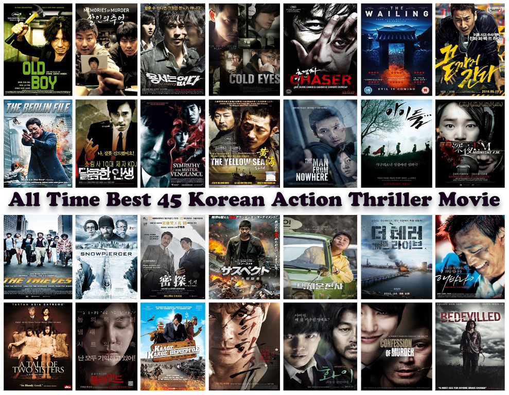 All Time Best 45 Korean Action Thriller Movie