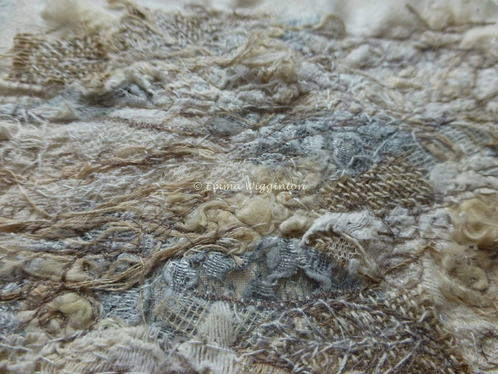 an artist's life: stitching texture...