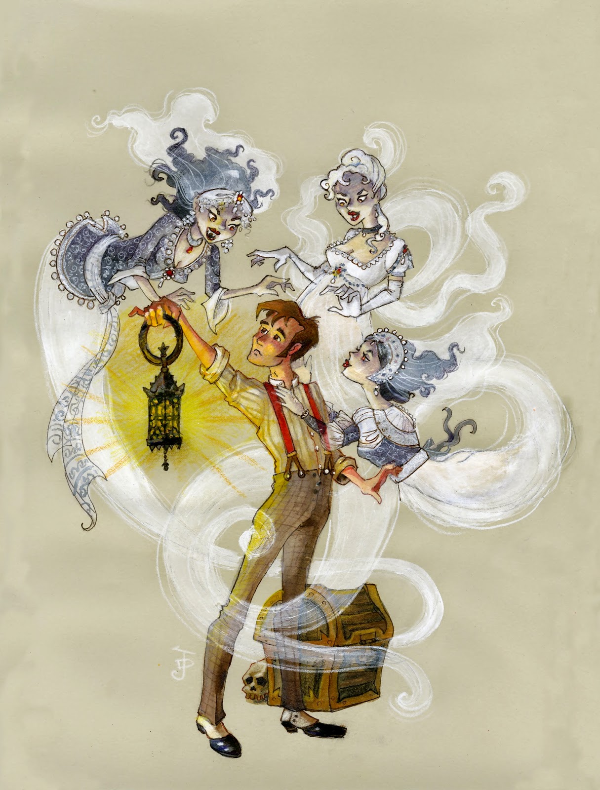 Jeff Davis Illustration: Jonathan Harker Explores the Castle