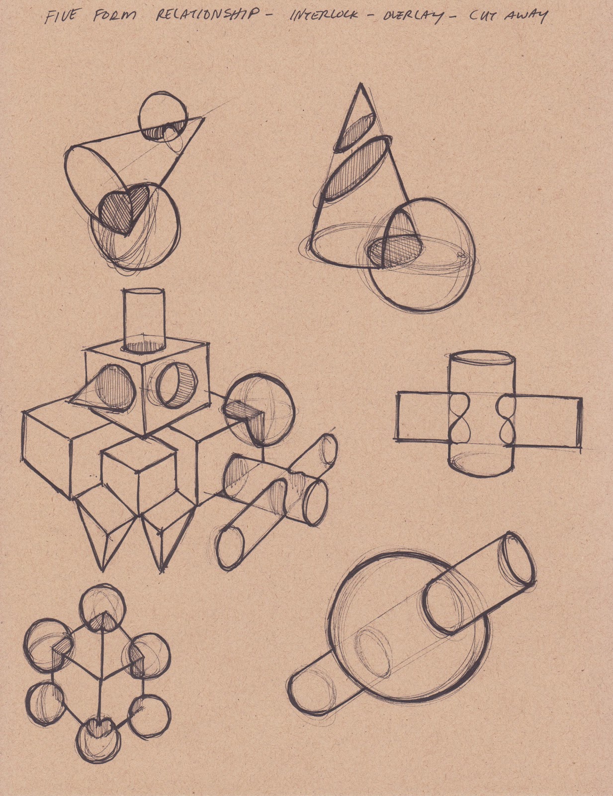 Tyler Chow: Dynamic Sketching Week 2 - Form and Texture