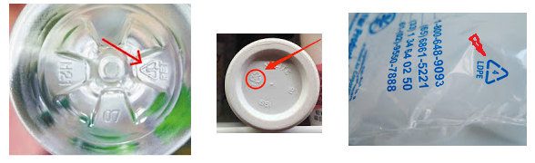 Analytical Spider: What does the number(within triangle recycle logo ...