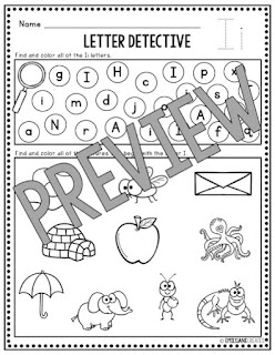 Emily Jane Creates: LETTER DETECTIVE