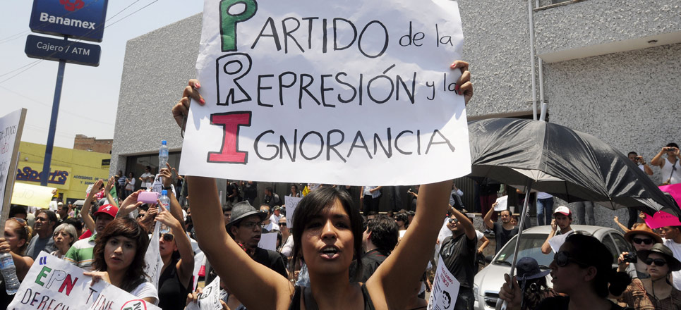 La juventud es quién más aborrece al corrupto PRI